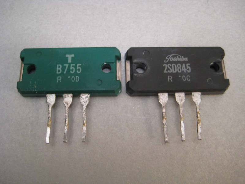 2SB755 2SD845 TO-3 Power Transistor Pair
